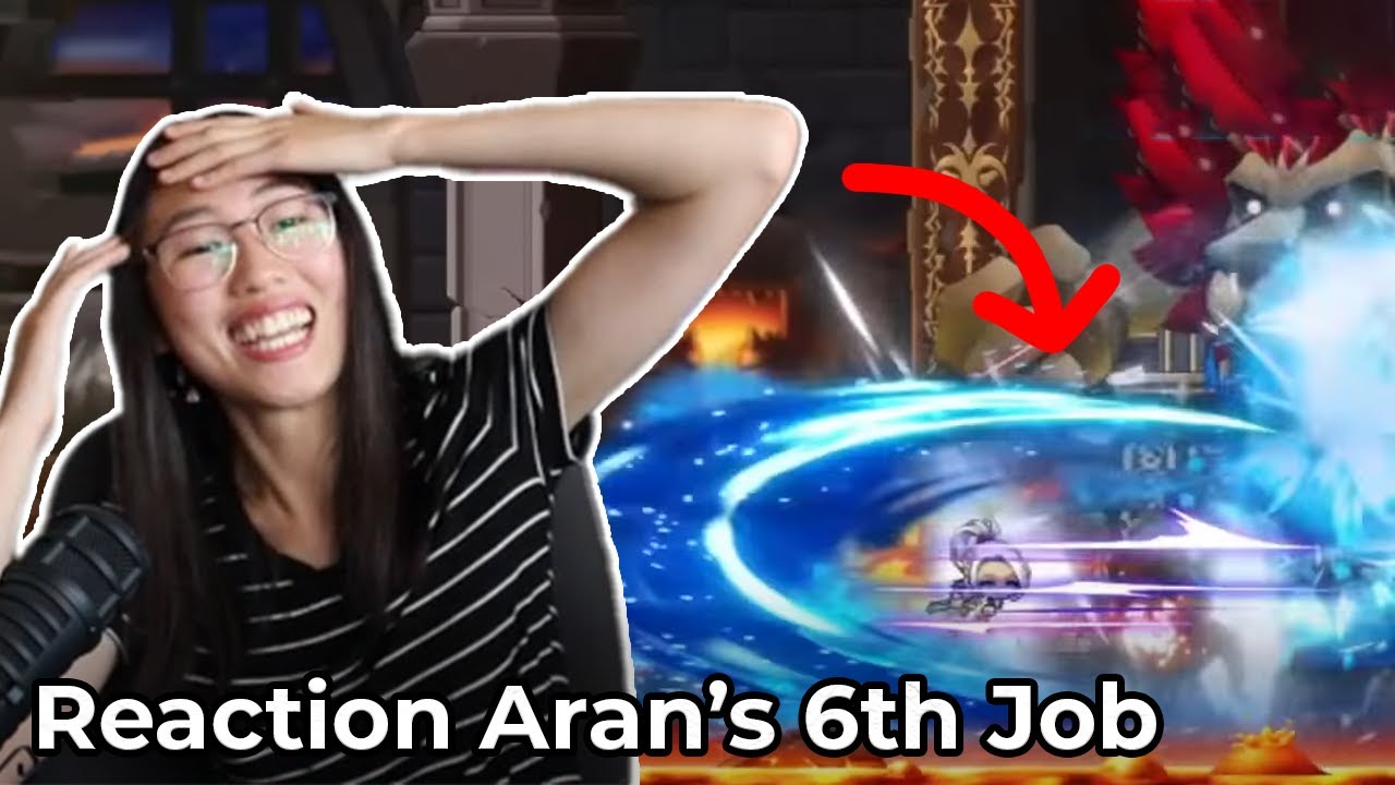 Athyris Reacts to Aran's 6th Job Skills | MapleStory New Age - YouTube