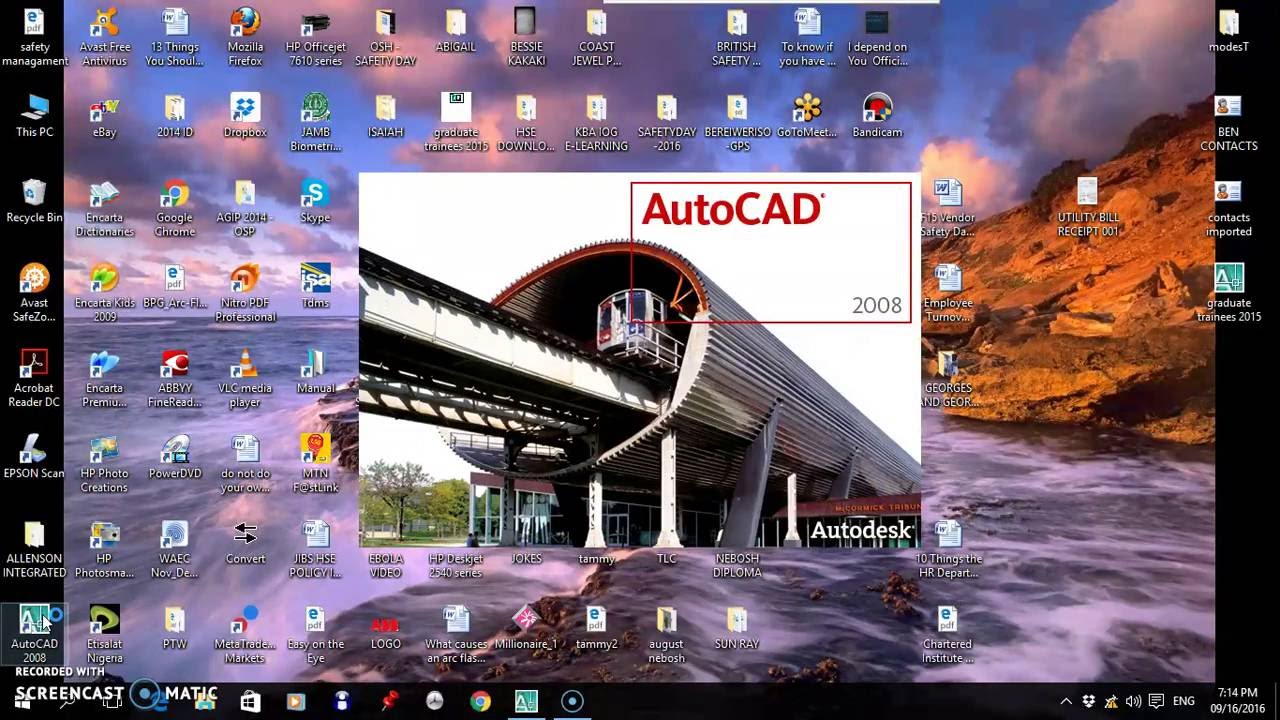 INTRO TO AUTOCAD SCREEN #EPISODE1 - YouTube