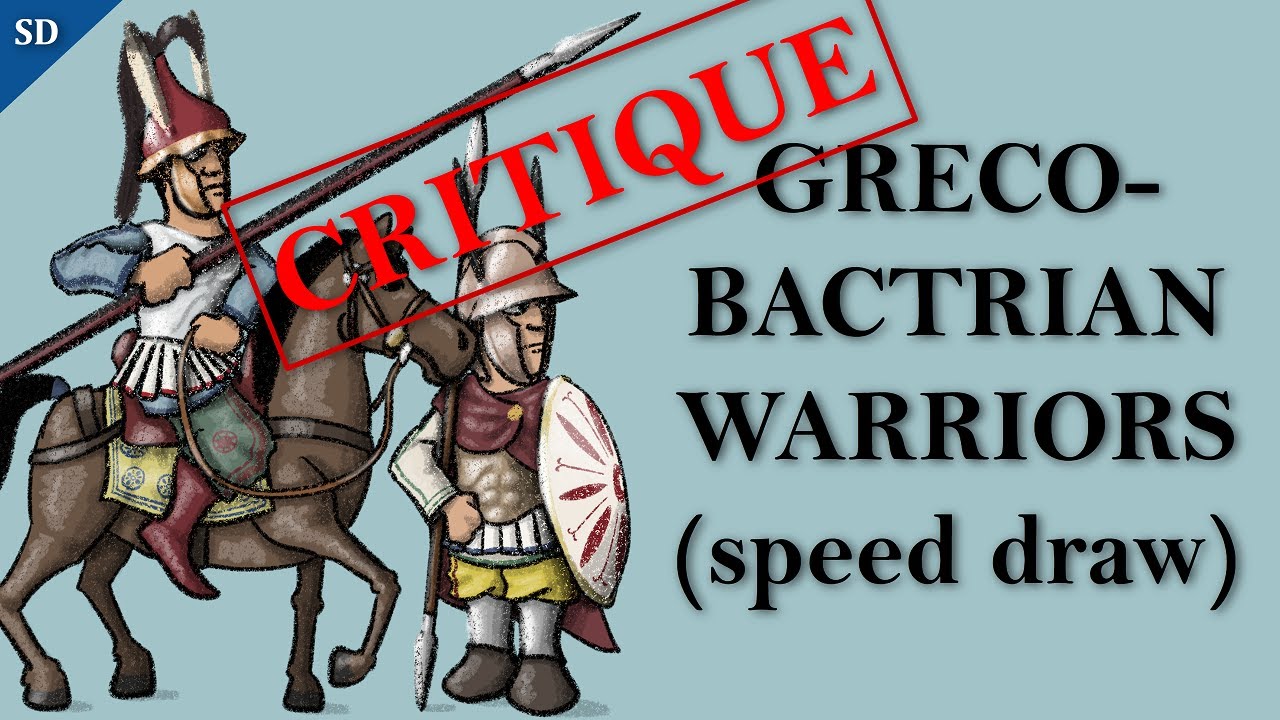 Greco Bactrian Warriors (speed draw) - YouTube