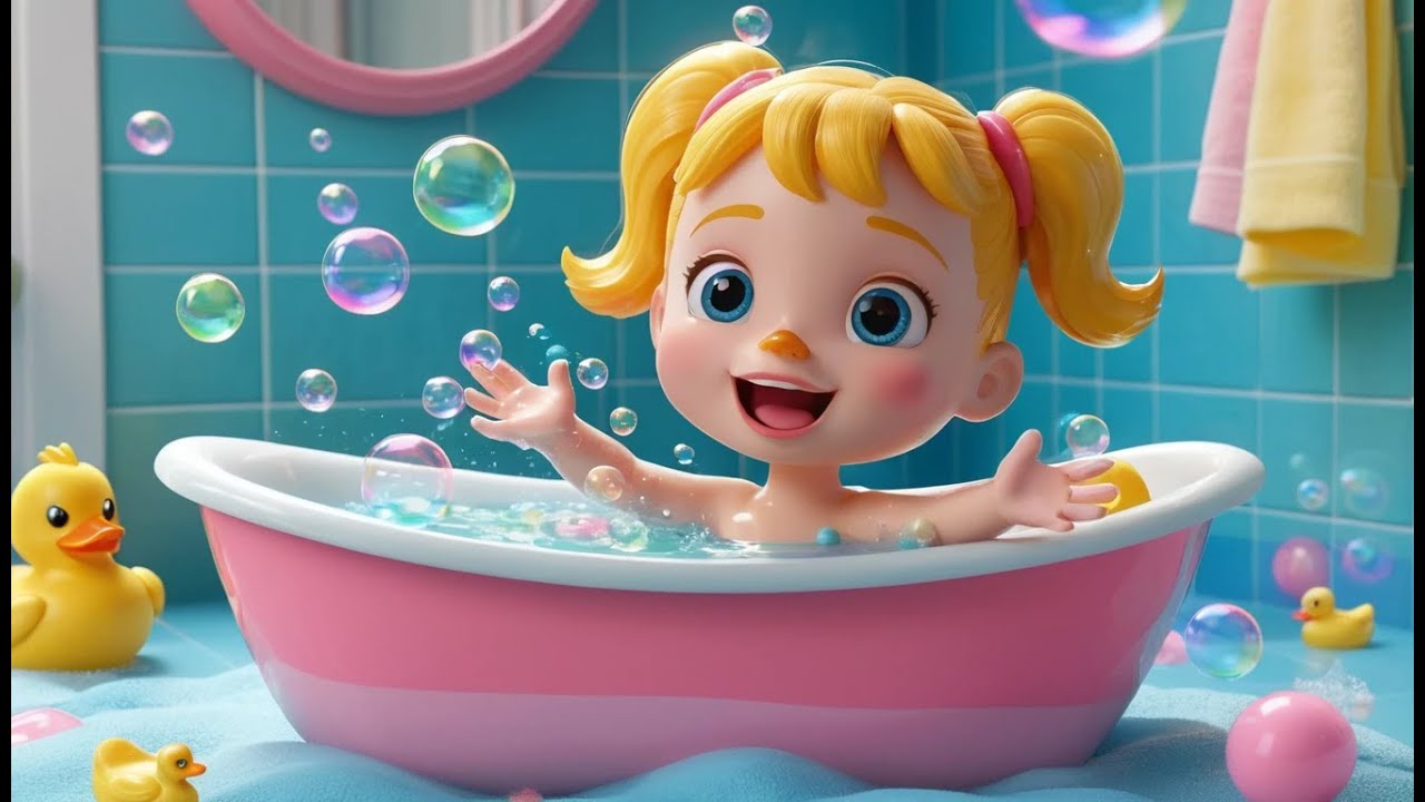 Splish, Splash, A Rainbow Bath | Fun Bath Song for Kids | Sing-Along ...