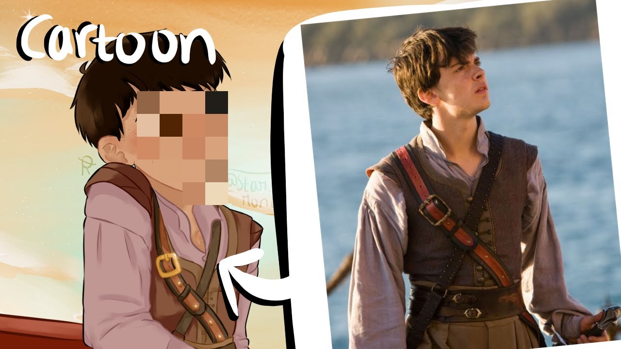 Drawing EDMUND from NARNIA (movie) as a CARTOON | SPEED DRAW - YouTube