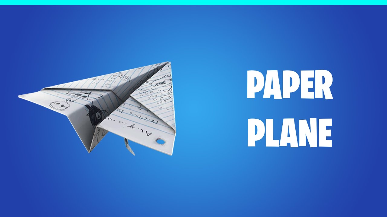 🔥 PAPER PLANE GLIDER - 360 - FORTNITE 🦙 - YouTube