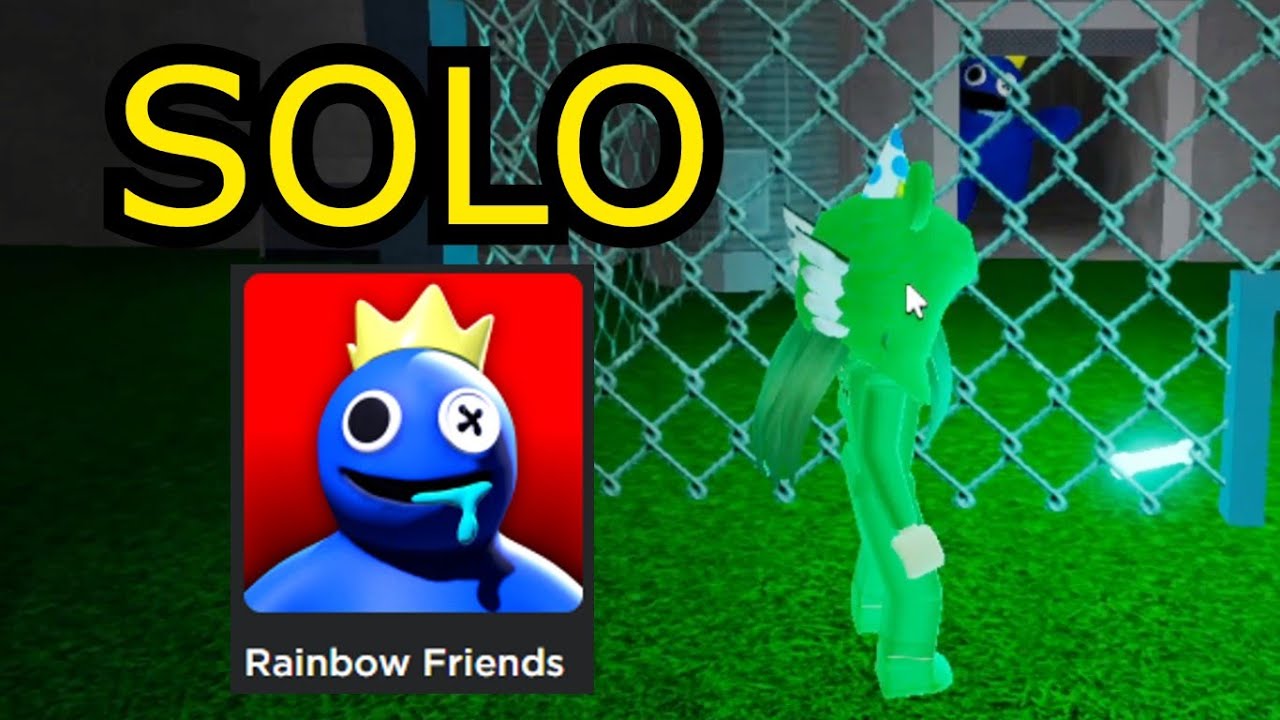 SOLO RAINBOW FRIENDS (Full gameplay) | Roblox Player Español - YouTube