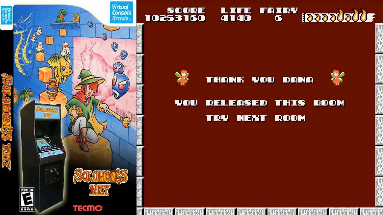 Gameplay "Solomon's Key Hack Forgotten Rooms" Nes - YouTube
