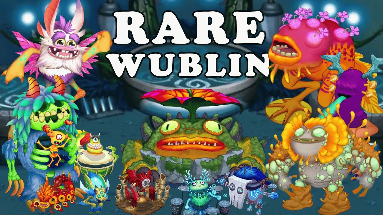 Rare WUBLINs Selection | 4k Video | My Singing Monsters - YouTube