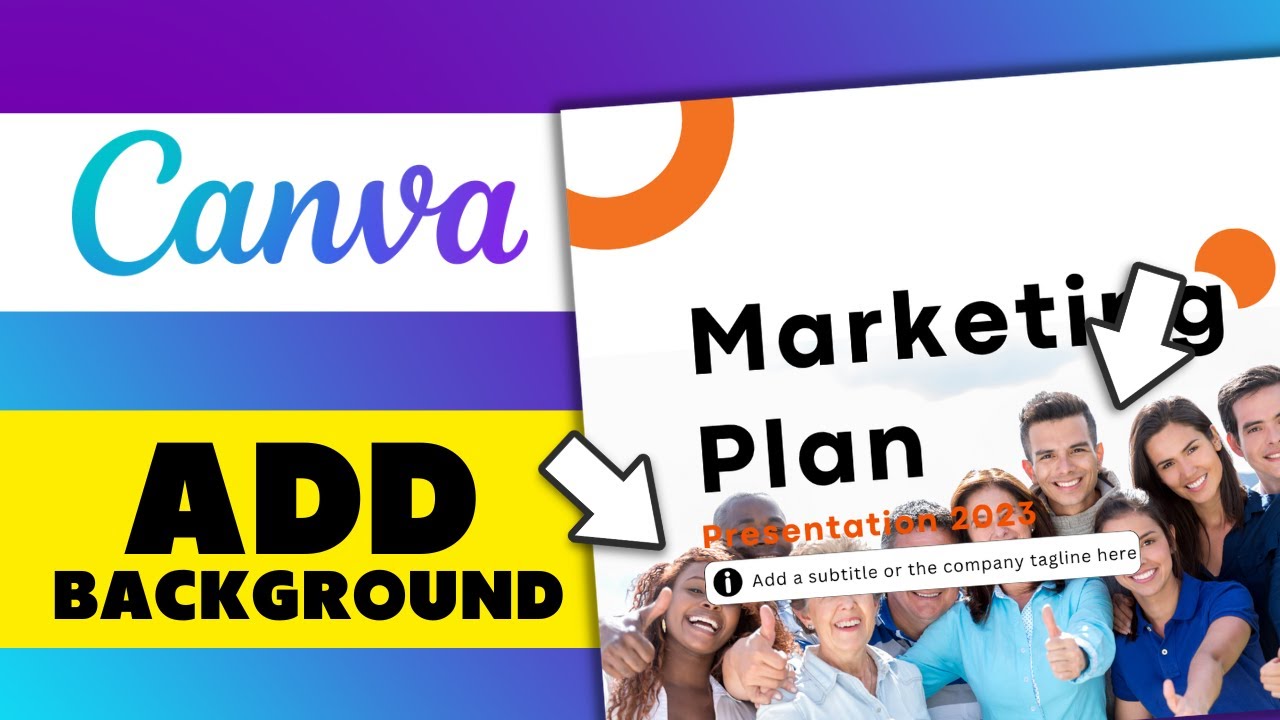 How To Add Background In Canva Presentation - YouTube