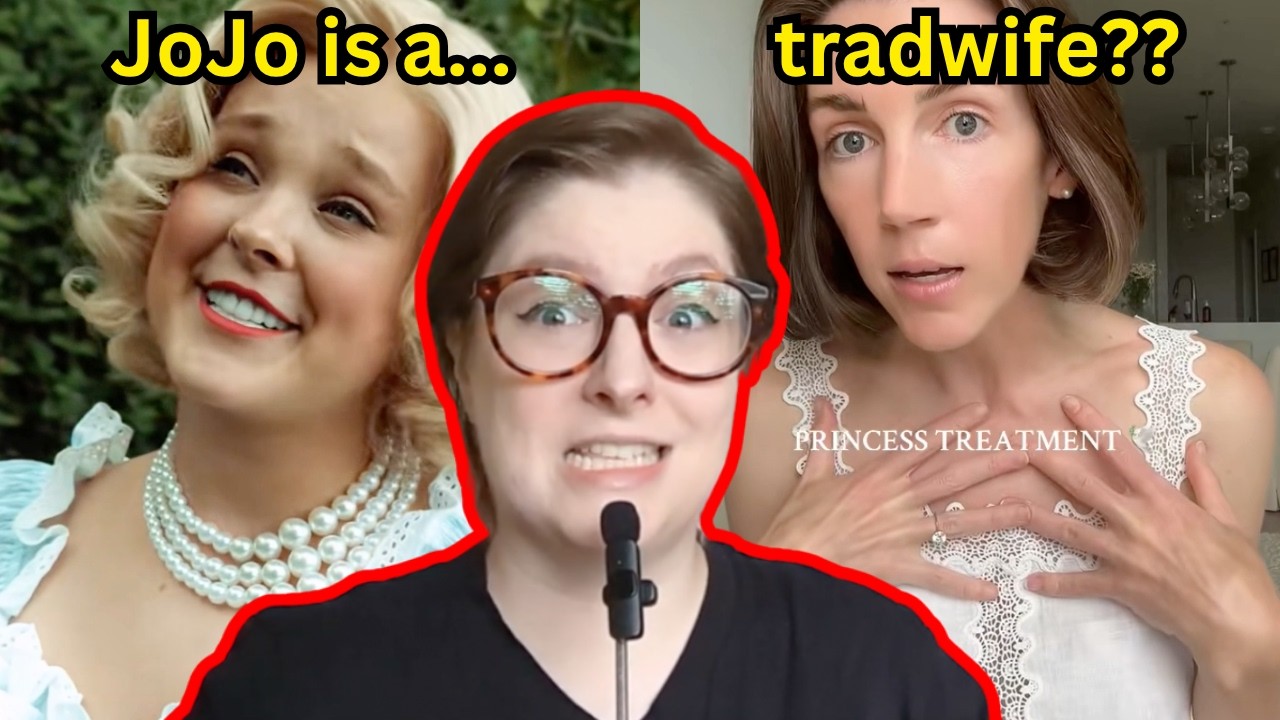 No, JoJo Siwa is NOT a Tradwife... - YouTube