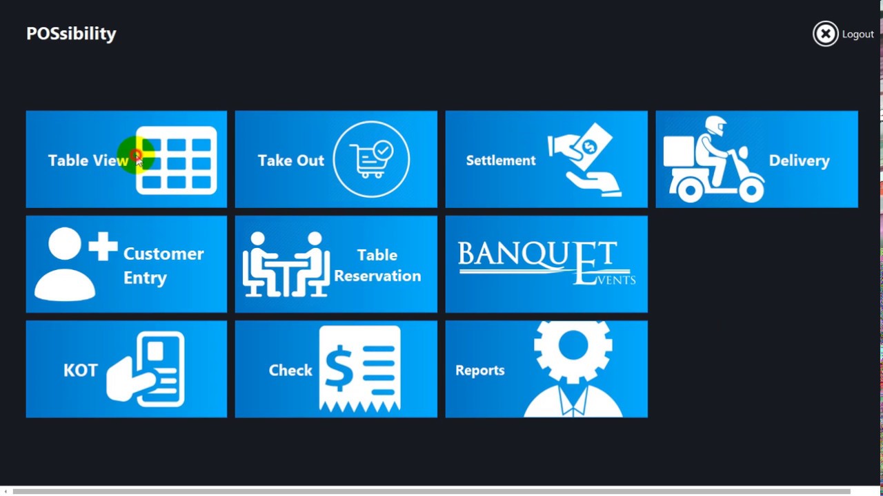 POS - Creating an Order from Table Layout - YouTube