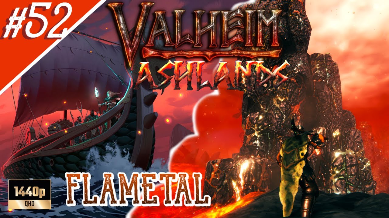 FLAMETAL Y MEJORAS | VALHEIM ASHLANDS #52 Gameplay Español - YouTube
