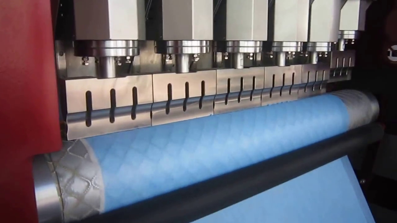 NEW GENERATION ULTRASONIC BONDING QUILTING MACHINE TITANIUM HORNS - YouTube