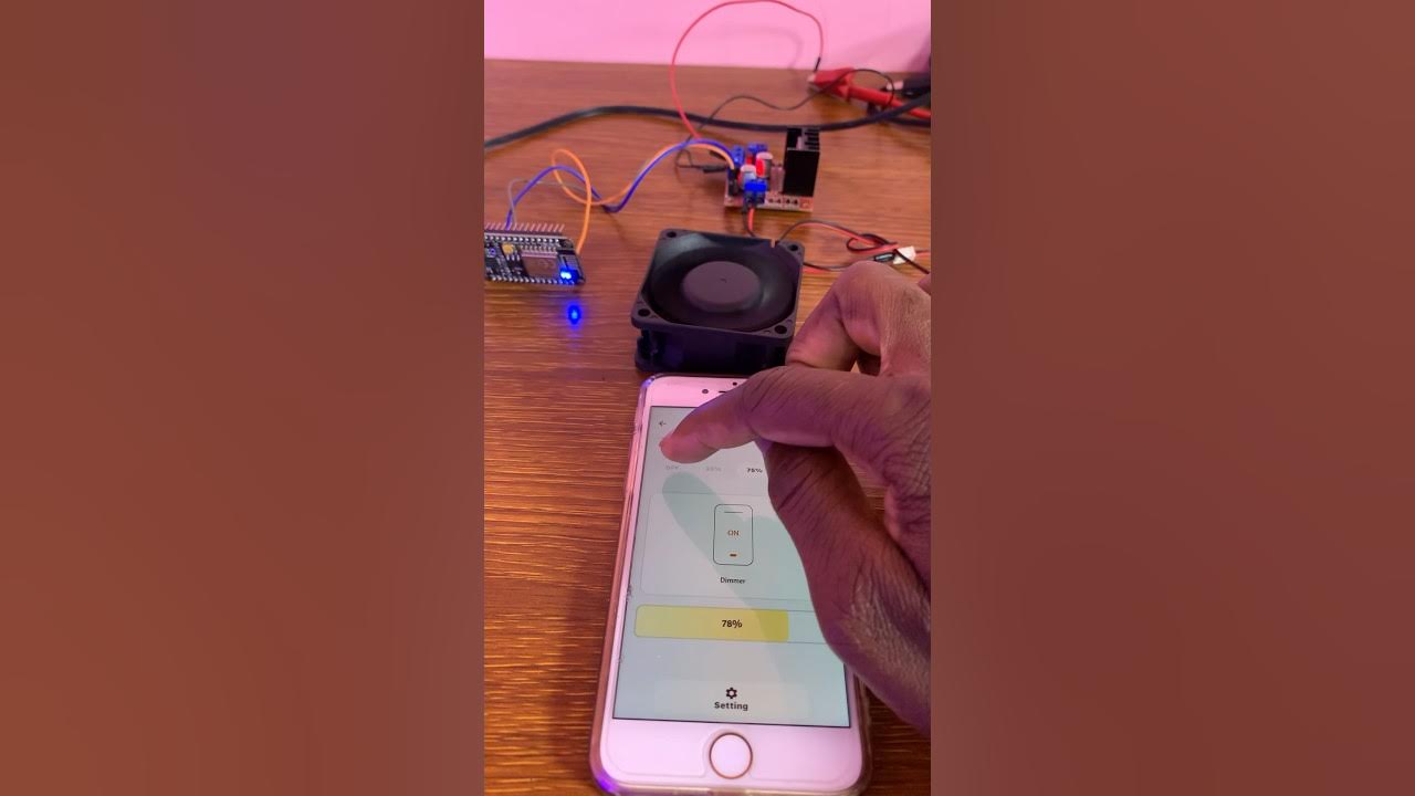 Mind blowing 12V DC Fan control with ESP8266 using KME SMART IoT App #kme_smart - YouTube