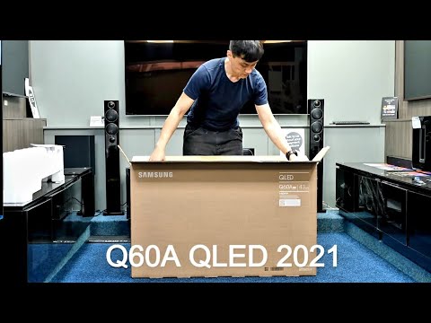 Samsung QLED 2021 Q60A Unboxing, Setup and 4K 60fps Demos - YouTube