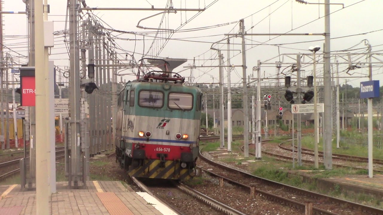 ECCOLO: SUA MAESTA' E656.570 TRA GLI ULTIMI TRANSITI!!! - YouTube