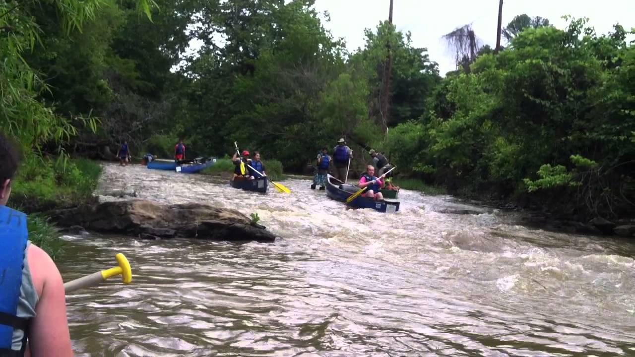 Paddling the Swannanoa River with Aiken First Baptist Church - YouTube