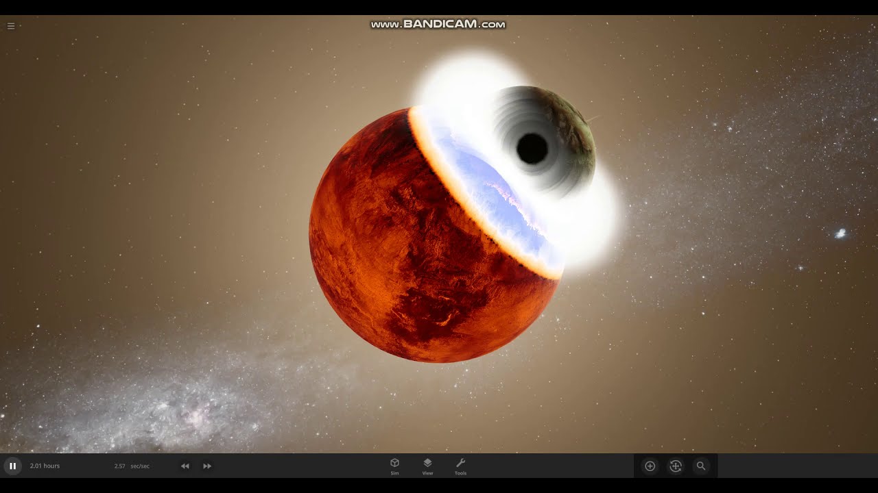 Theia Colliding into the Earth 4.5 Billion Years Ago [HD] - YouTube