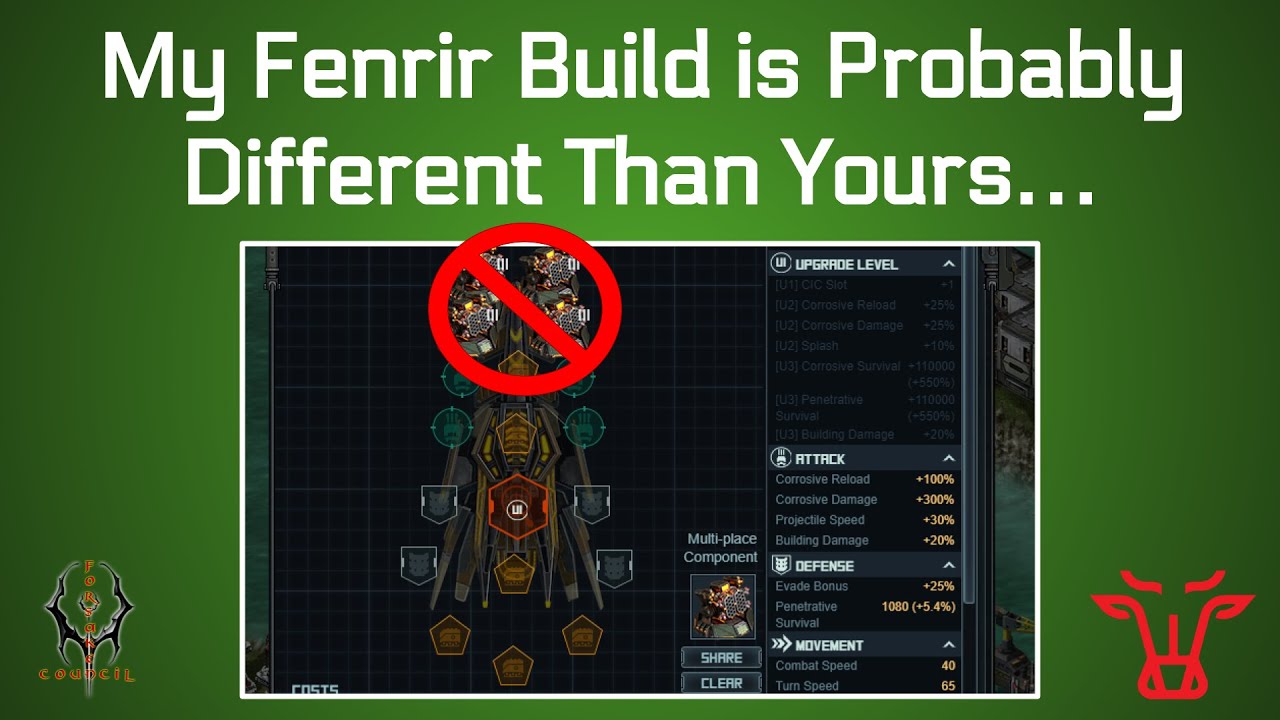How to Build a FENRIR To Destroy Legion Recovery Centers - YouTube