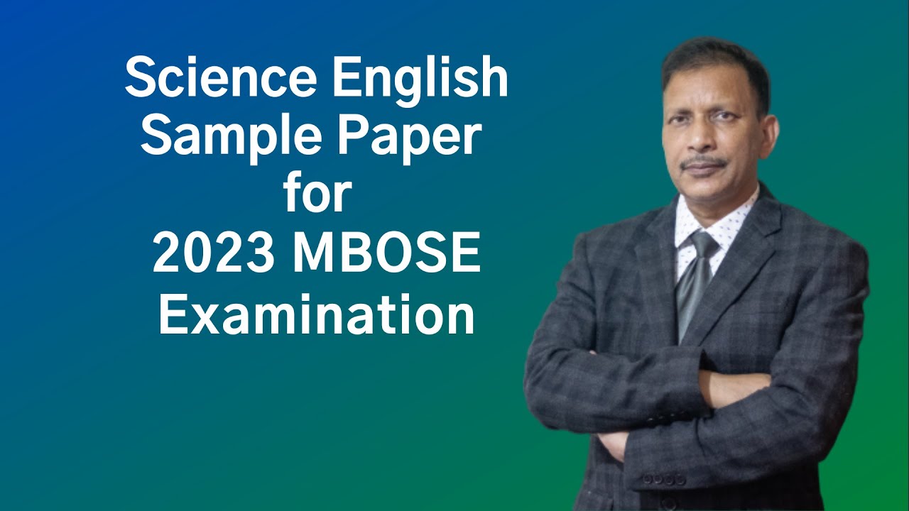 MBOSE Class 10 Science Sample Questions (English) for 2023 - YouTube