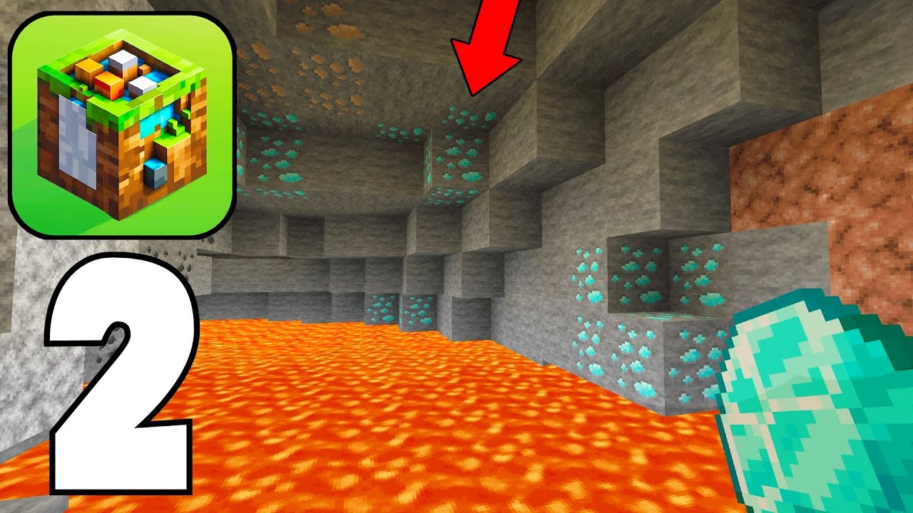 Craftarena - Survival Gameplay Part 2 (Exploring caves and finding ...