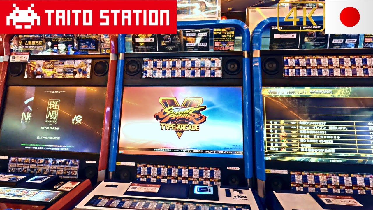 Taito Station Akihabara amazing arcades– 4K Virtual tour/Claw crane ...