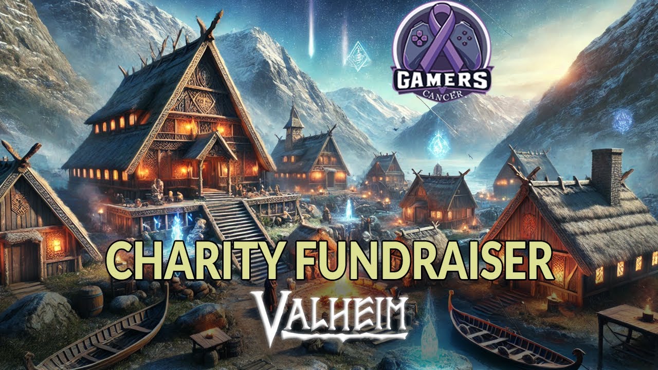 Valheim - GAMERS V CANCER LIVESTREAM - Yagluth Boss Run & Village Build ...
