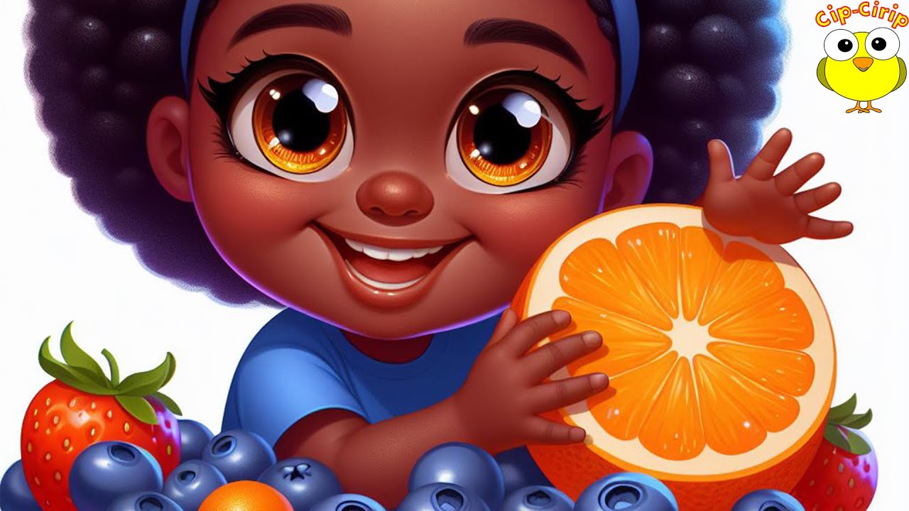 Portocala, capsuna, afina: pe toate la mananc! - Cantece pentru copii ...
