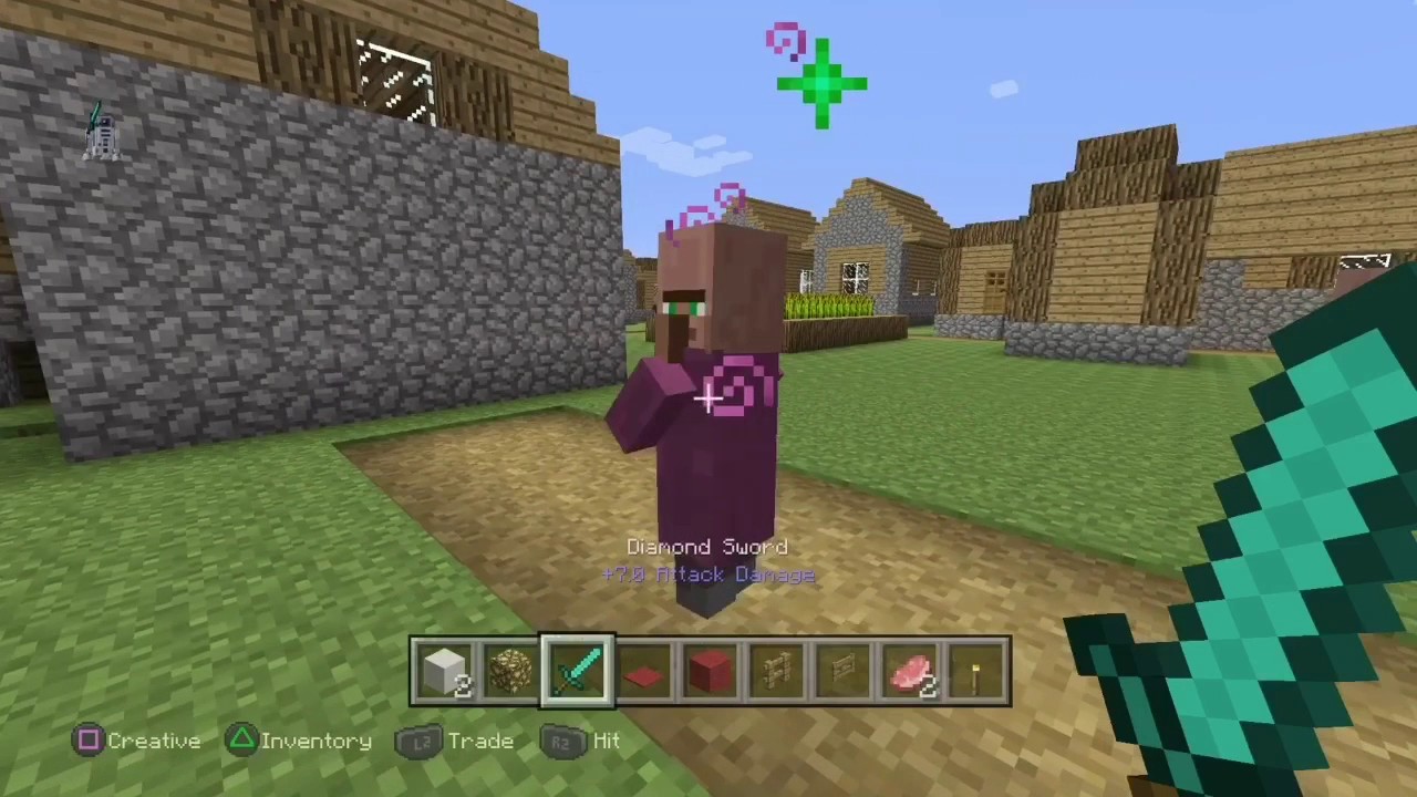 Minecraft PS4-Beast Battle-Villager Trading??{7} - YouTube