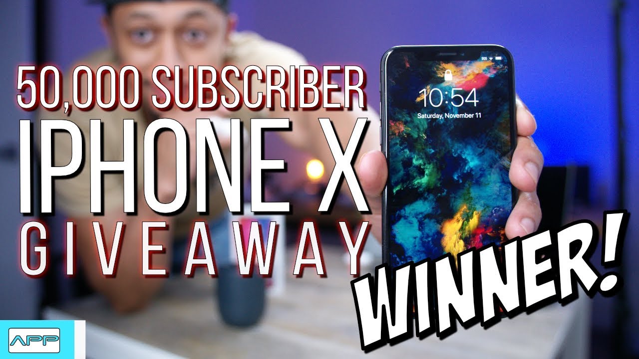 iPhone X giveaway Winner + New Giveaway Updates!! - YouTube