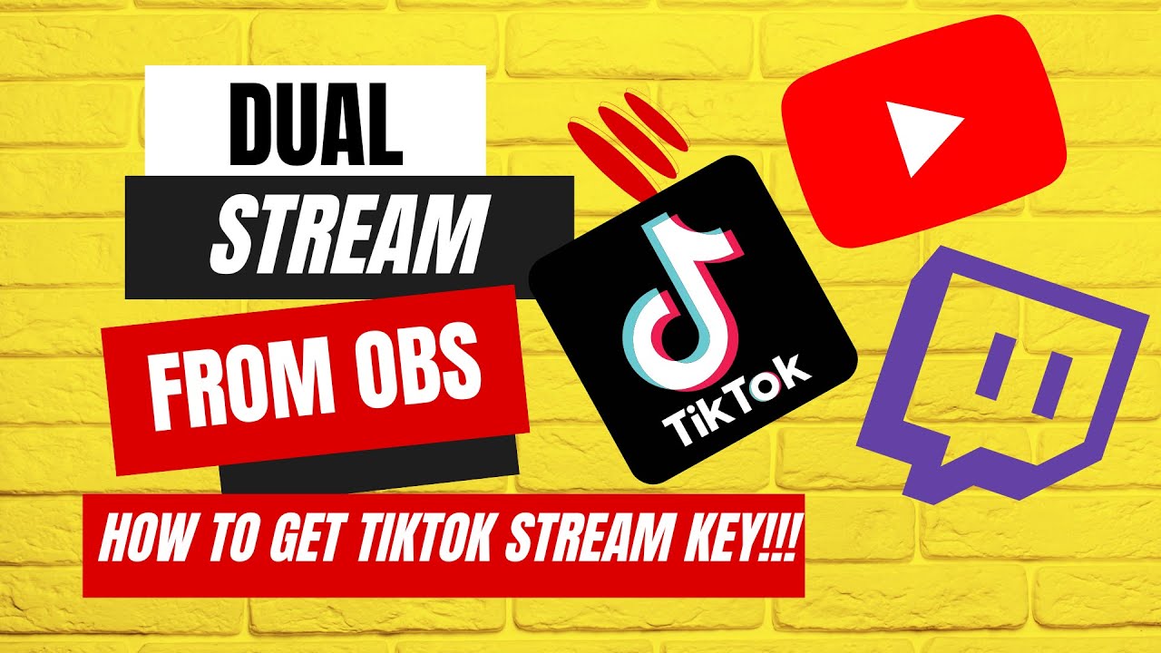How to Find Your TikTok LIVE Stream key and Dual Stream from OBS 2023 # ...