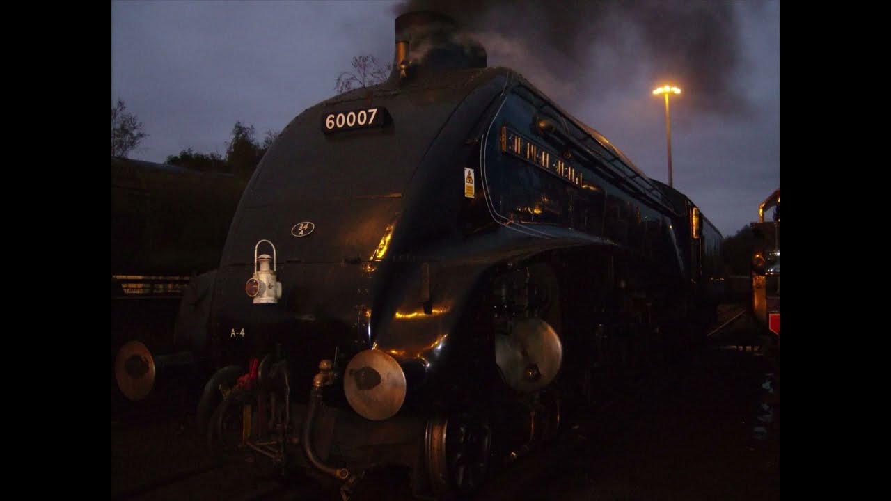 Footplate footage at the East Lancashire Railway 60007 Sir Nigel ...