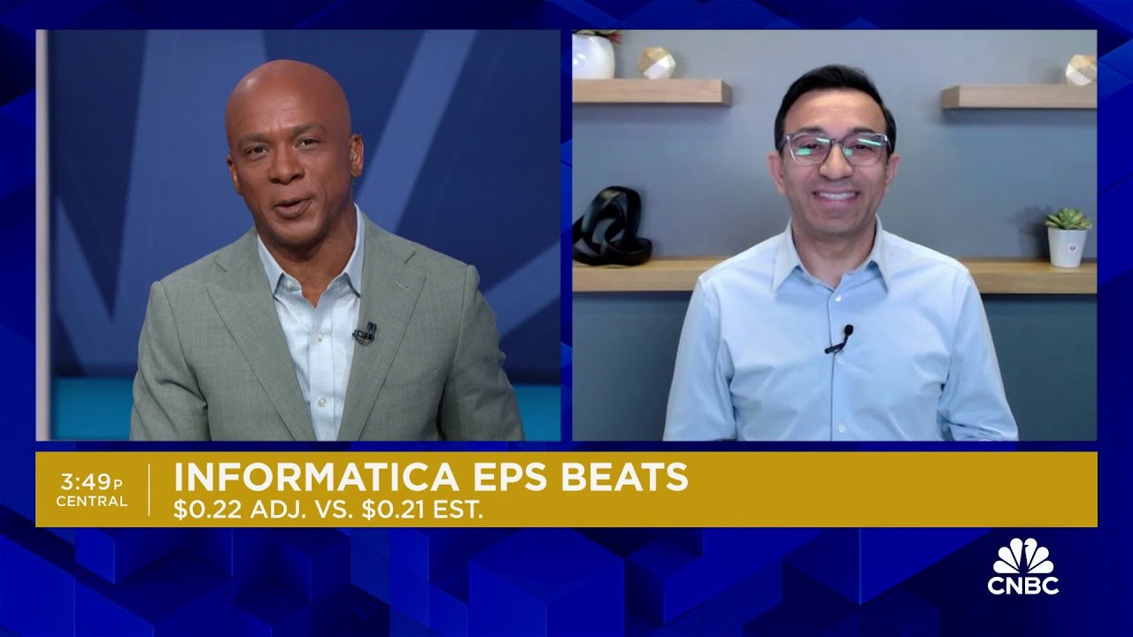 Informatica CEO Amit Walia talks quarterly results after earnings and ...
