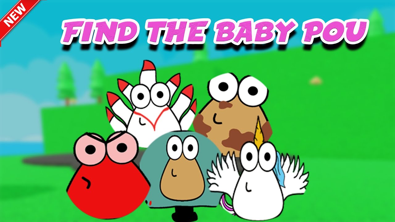 UPDATE - Find The Baby Pou - *ALL 5 NEW BADGES* - YouTube