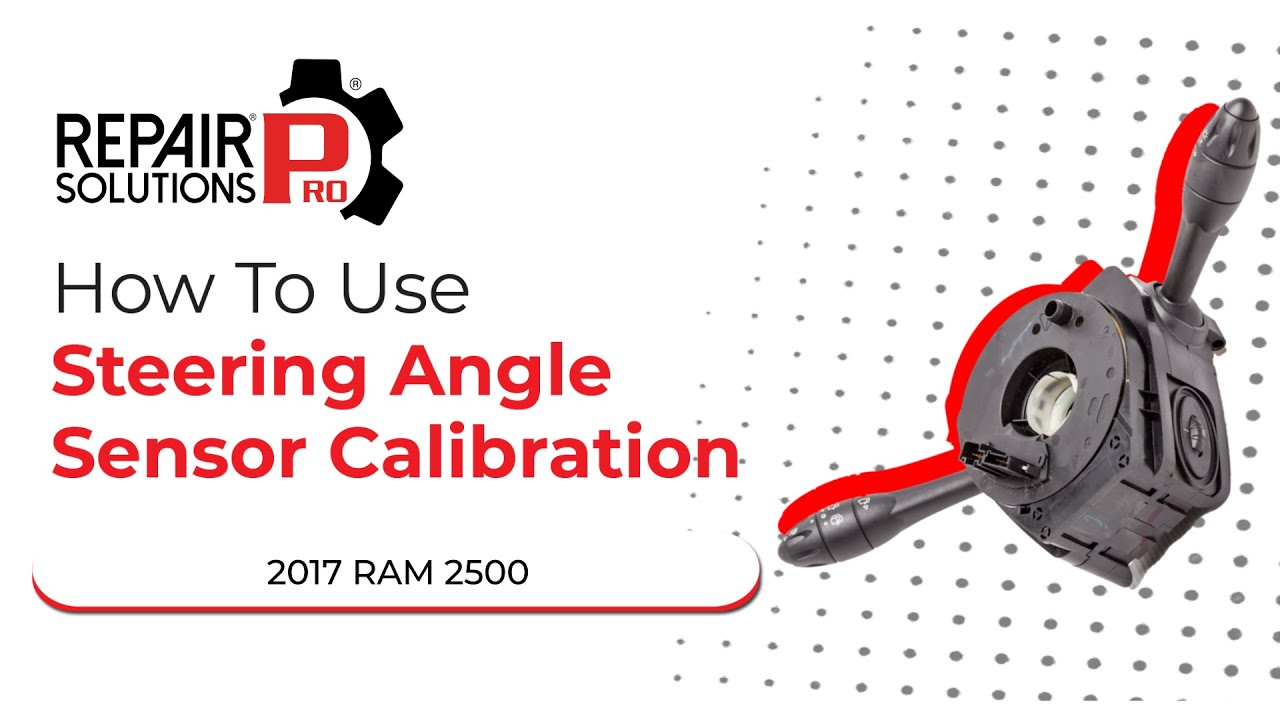 How to Use Steering Angle Sensor Calibration Function on SDS | 2017 Ram ...