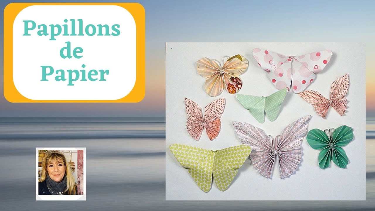 Décorations en Papier 3 Façons Simples de Faire des Papillons en Papier ...