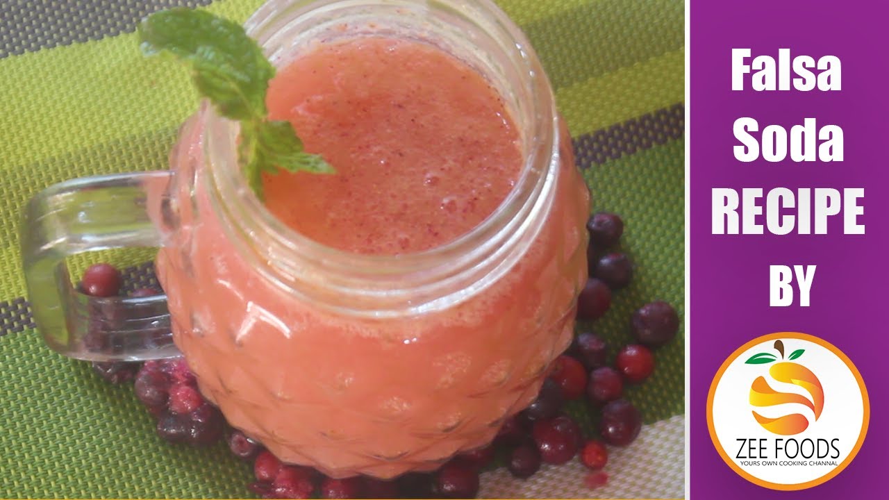 Refreshing Falsa Soda Recipe By Zee Foods - YouTube