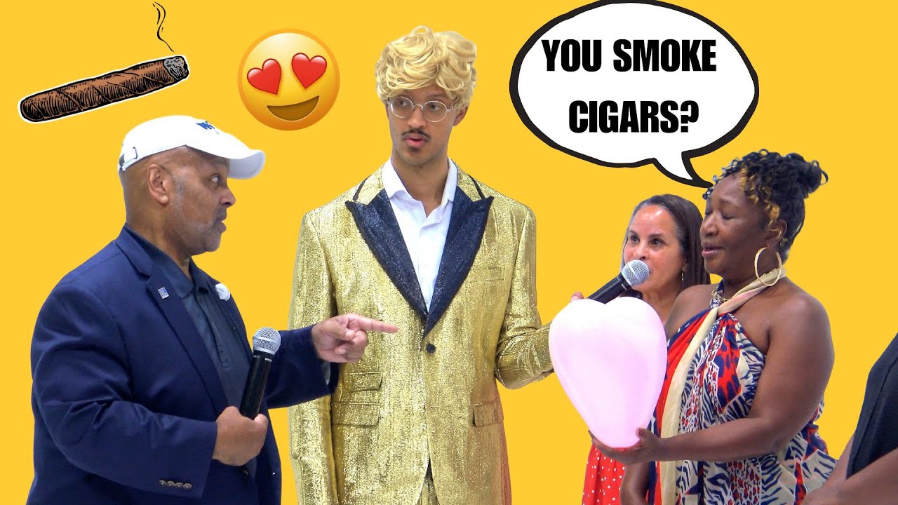 John smokes CIGARS and HE LOVES IT! - Pop the Balloon or Find Love ...