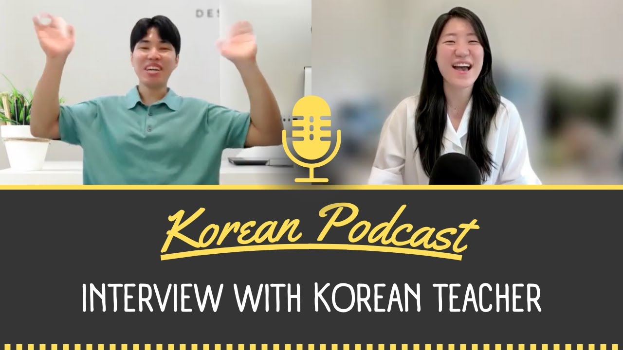 Korean listening practice | Interview with Korean teacher majoring in ...