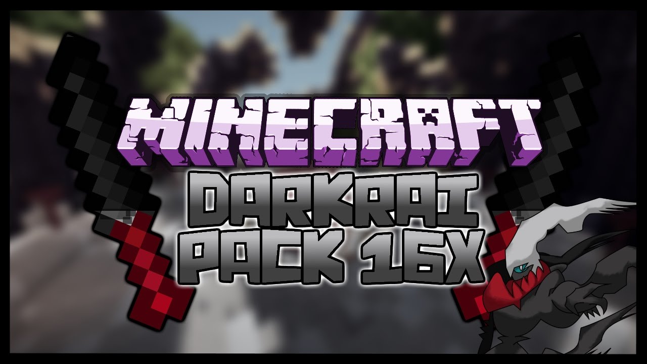 Minecraft: Darkrai Default Edit PVP Resource Pack 16x (1.8+) - YouTube