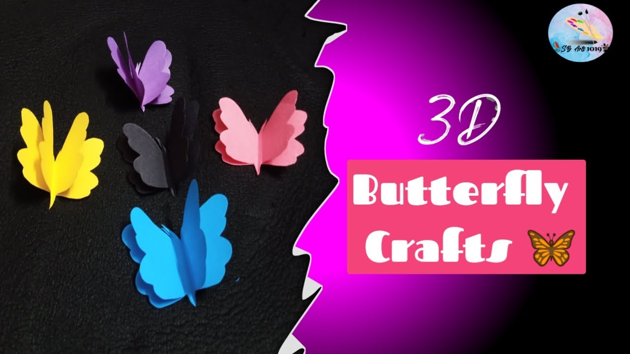 How to make a origami 3D Butterfly paper craft | 3D Butterfly | paper ...