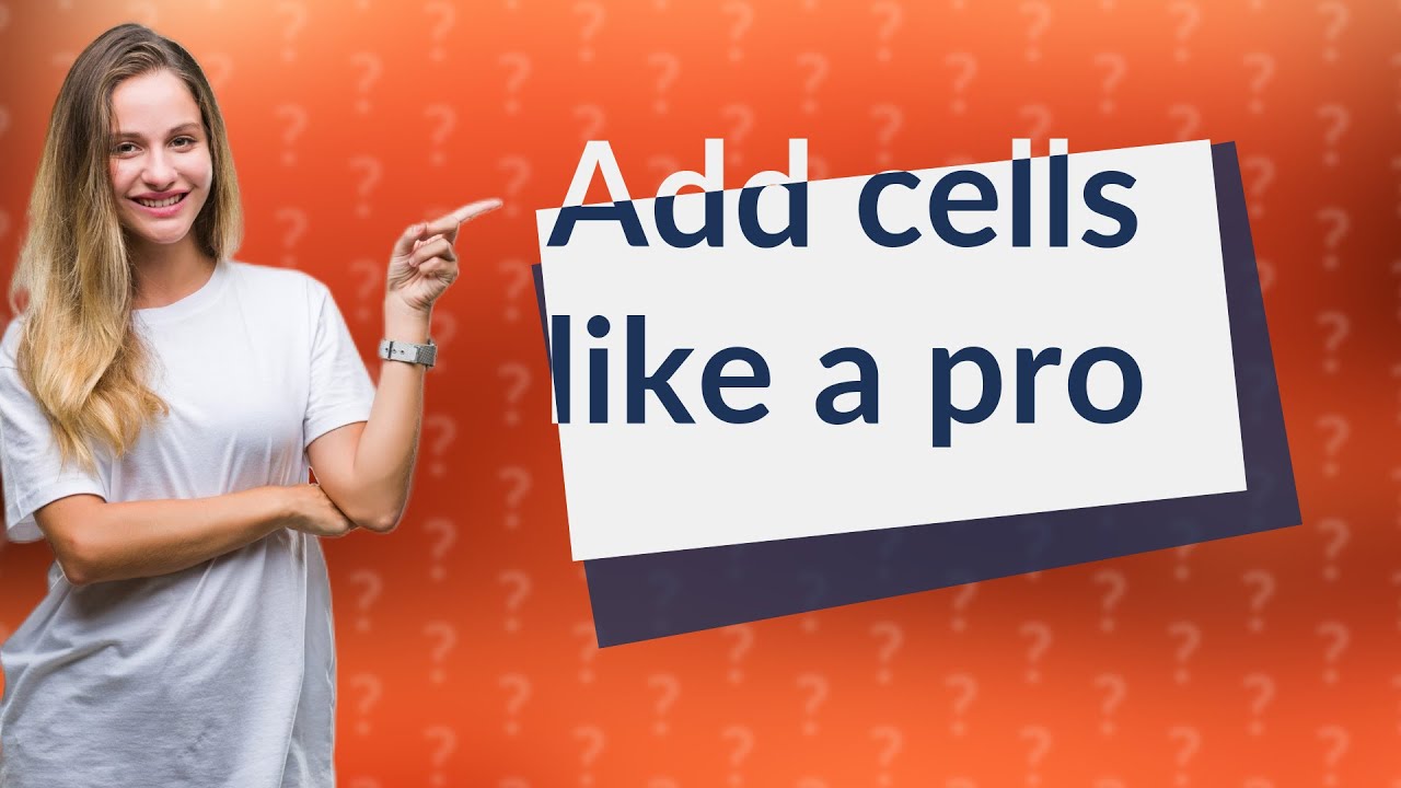 How do you write a formula to add content of two cells A1 and B1 into ...