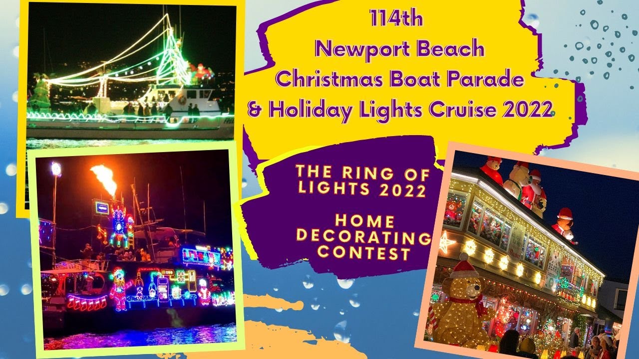 Newport Beach Boat Parade and Christmas Ring of Lights | Balboa Island ...