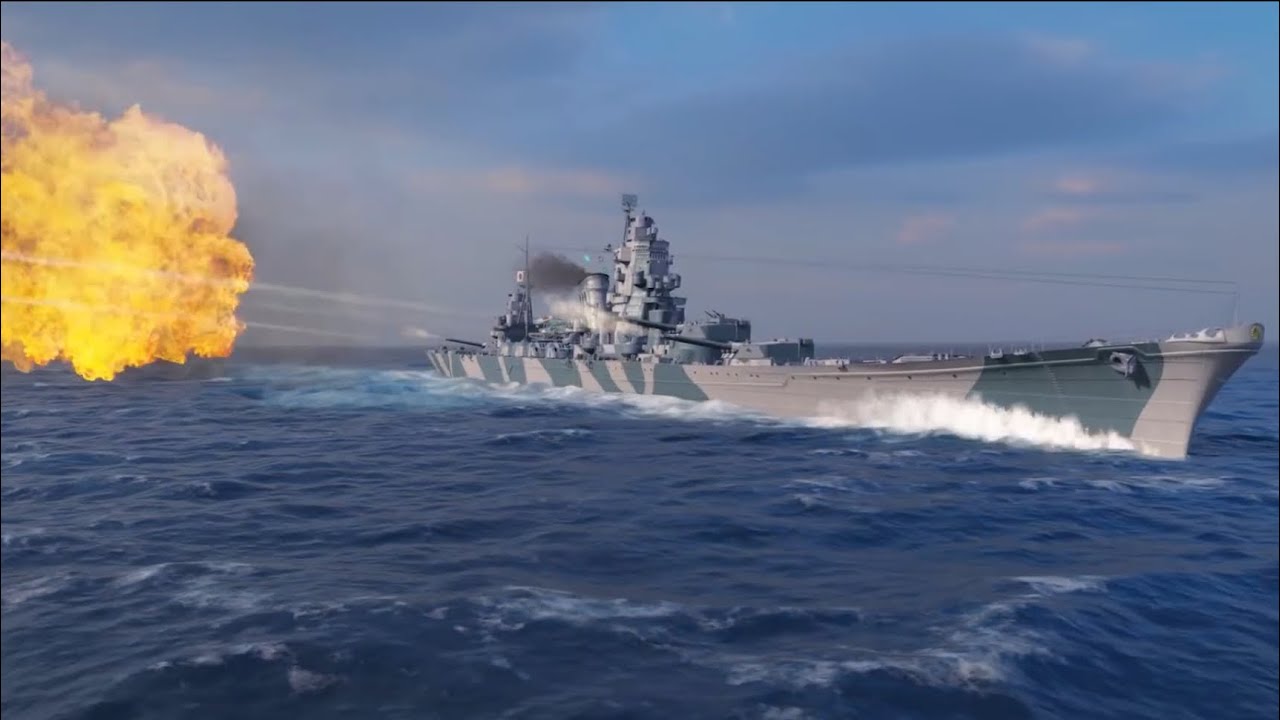 First Drive AZUMA T7 japanese premium cruiser World of Warships ...