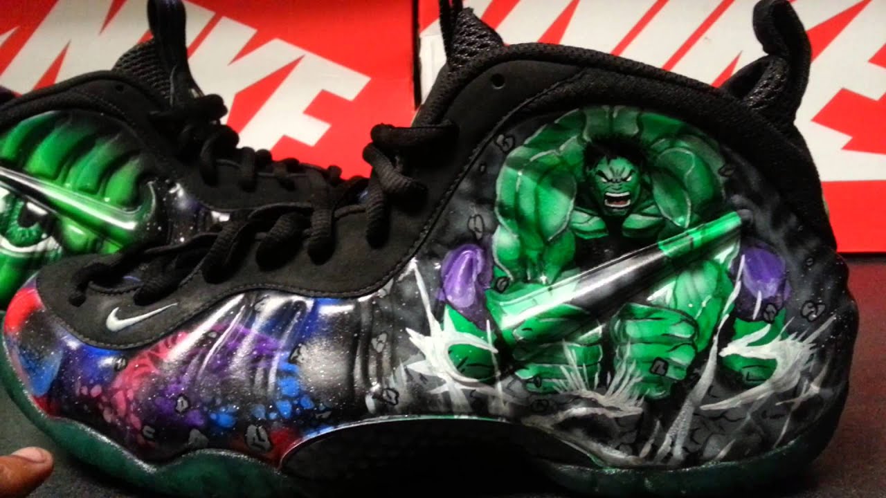 Hulk Nike Foamposite Pro - YouTube