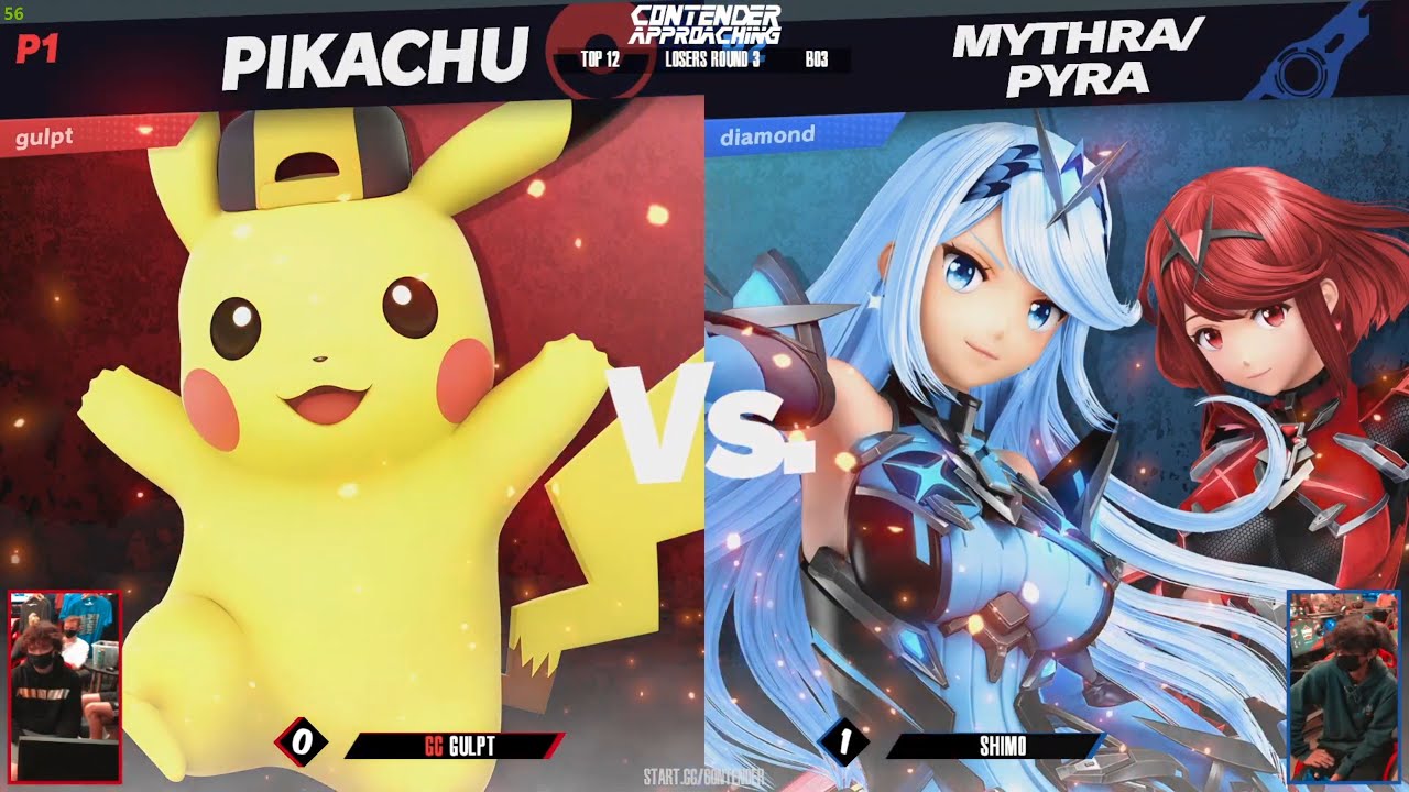 CA 61 - gulpt (Pikachu) vs. shimo (Pyra & Mythra) - Losers Top 12 - YouTube