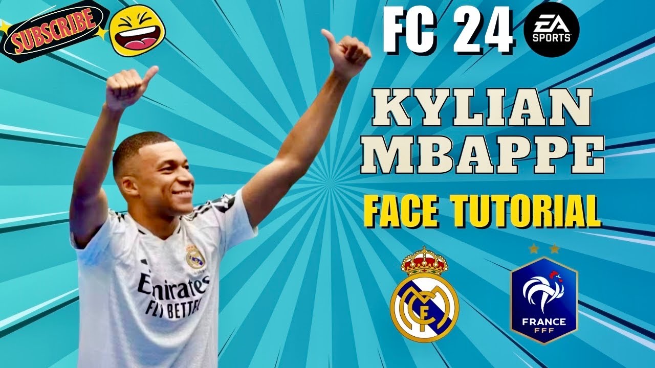 EA FC 24 KYLIAN MBAPPE - Pro Clubs Career Mode LOOKALIKE Face Creation ...