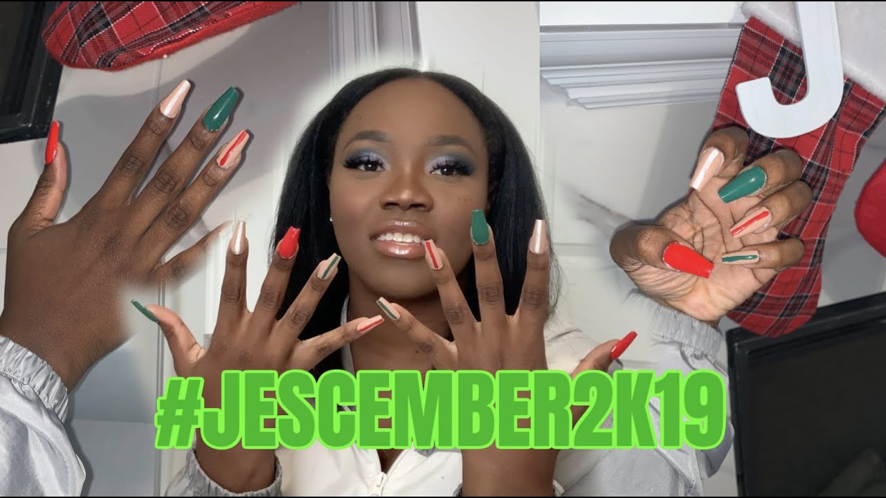 #JESCEMEBER2K19 DAY4 | CHEAP AND EASY FAKE NAILS DIY |INJESSIETOWN ...