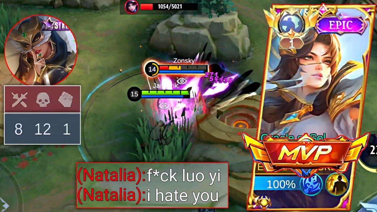 GLOBAL LUO YI BULLYING NATALIA PHANTOM DANCER☠️| LUO YI BEST BUILD 2023 ...