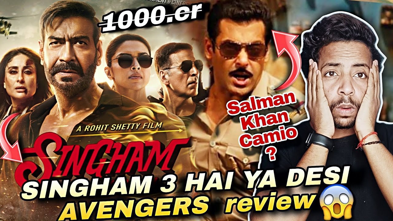 SINGHAM 3 FULL MOVIE REVIEW 🔥|| DESI AVENGERS COP EXPLAINED 😱 || SALMAN ...