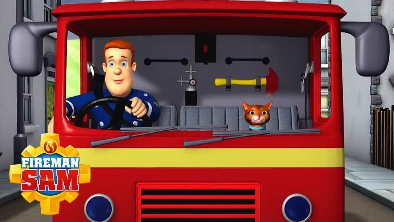 Fireman Sam & The Cat Lion! | Fireman Sam | Cartoons for Kids ...