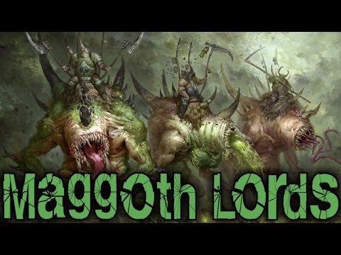 Nurgle Maggoth Lords in 3rd Edition AoS - YouTube