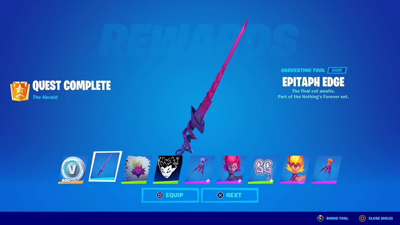 HOW TO GET THE HERALD EPITAPH EDGE PICKAXE IN FORTNITE! - YouTube